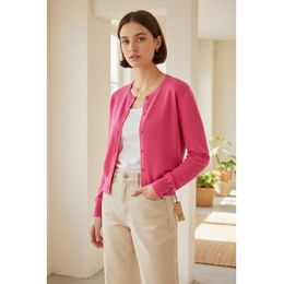 ASSUILI Cardigan in Pink - 67% | Gr&ouml;&szlig;e 38 | Damen-pullover-cardigans
