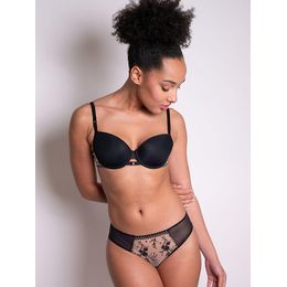Passionata B&uuml;gel-BH "Suzy" in Schwarz/ Beige - 58% | Gr&ouml;&szlig;e 80B | Damen-bhs