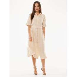 Mexx Leinen-Kleid in Sand - 54% | Gr&ouml;&szlig;e 40 | Damen-kleider
