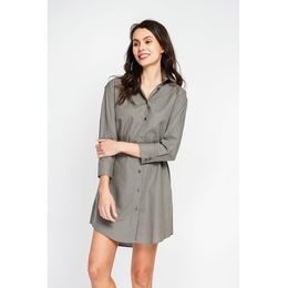 ASSUILI Leinen-Kleid in Khaki - 71% | Gr&ouml;&szlig;e 42 | Damen-kleider