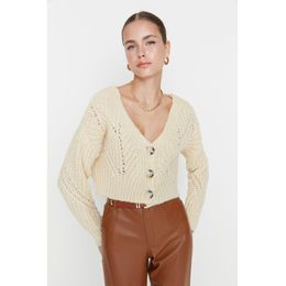 Trendyol Cardigan in Gelb - 60% | Gr&ouml;&szlig;e S | Damen-pullover-cardigans