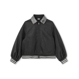 Karl Lagerfeld Kids Hemdjacke in Schwarz - 63% | Gr&ouml;&szlig;e 164 | Kinderjacken