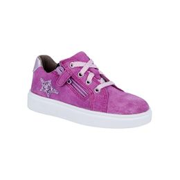 Richter Shoes Leder-Sneakers "Flora" in Lila - 52% | Gr&ouml;&szlig;e 28 | Kindersneakers