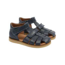 POM POM Leder-Halbsandalen in Dunkelblau - 46% | Gr&ouml;&szlig;e 33 | Kindersandalen