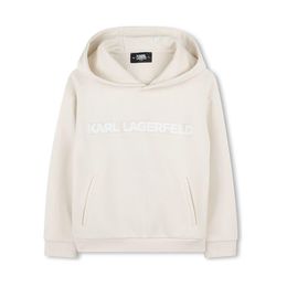 Karl Lagerfeld Kids Hoodie in Beige - 47% | Gr&ouml;&szlig;e 140 | Kinder-sweatshirts-jacken