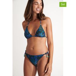 Livia Monte-Carlo 2tlg. Bikini-Set "Marazul" in T&uuml;rkis/ Blau - 64% | Gr&ouml;&szlig;e 36 | Damen-bademode