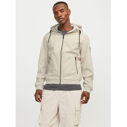 Jack & Jones Jack & Jones &Uuml;bergangsjacke in Creme - 52% | Gr&ouml;&szlig;e XL | Herren-plussize