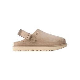 UGG Australia UGG Leder-Hausschuhe "Goldenstar" in Beige - 19% | Gr&ouml;&szlig;e 42 | Damen-pantoletten