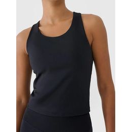 4F Trainingstop in Schwarz - 28% | Gr&ouml;&szlig;e M | Damen-outdoor-tops-shirts
