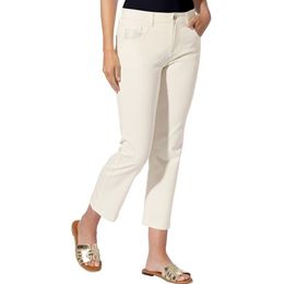 Heine Jeans-Caprihose in Creme - 58% | Gr&ouml;&szlig;e 46 | Damenhosen