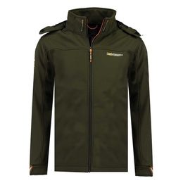 Geographical Norway Softshelljacke "Takeni" in Khaki - 65% | Gr&ouml;&szlig;e 140 | Kinder-outdoor-jacken
