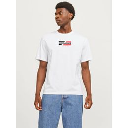 Jack & Jones Jack & Jones Shirt "Corp" in Wei&szlig; - 44% | Gr&ouml;&szlig;e XL | Herren-plussize