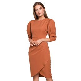 Stylove Kleid in Hellbraun - 70% | Gr&ouml;&szlig;e L | Damen-kleider