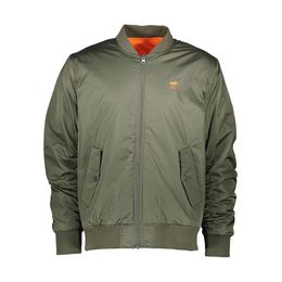 POLO SYLT Wende-Blouson in Khaki/ Orange - 80% | Gr&ouml;&szlig;e XL | Herren-plussize