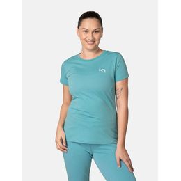 KARI TRAA Trainingsshirt "Kari" in T&uuml;rkis - 25% | Gr&ouml;&szlig;e S | Damen-outdoor-tops-shirts