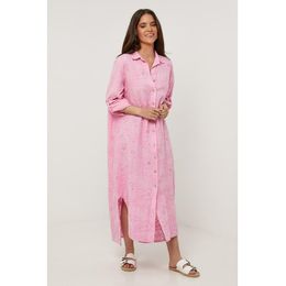 Lin Passion Leinen-Kleid in Rosa - 74% | Gr&ouml;&szlig;e 36/38 | Damen-kleider