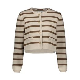 Scotch & Soda Scotch & Soda Cardigan in Creme/ Braun - 61% | Gr&ouml;&szlig;e S | Damen-pullover-cardigans