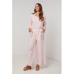 Lin Passion Leinen-Hose in Rosa - 73% | Gr&ouml;&szlig;e 40/42 | Damenhosen