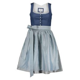 Alpenfee Dirndl ''Moon'' in Dunkelblau/ Hellblau - 66% | Gr&ouml;&szlig;e 46 | Damen-dirndl