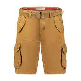 Geographical Norway Cargobermudas in Hellbraun - 68% | Gr&ouml;&szlig;e XXL | Herren-plussize