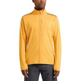 Hagl&ouml;fs Hagl&ouml;fs Fleecejacke "L,I,M Strive Mid" in Gelb - 66% | Gr&ouml;&szlig;e L | Herren-pullover-sport