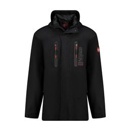 Geographical Norway &Uuml;bergangsjacke "Ayoube" in Schwarz - 69% | Gr&ouml;&szlig;e XL | Herren-plussize