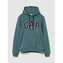 GAP Hoodie in Petrol - 60% | Gr&ouml;&szlig;e S | Herren-sweatshirts-jacken