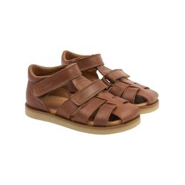 POM POM Leder-Halbsandalen in Hellbraun - 46% | Gr&ouml;&szlig;e 29 | Kindersandalen