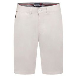 Geographical Norway Bermudas "Pacidor" in Wei&szlig; - 68% | Gr&ouml;&szlig;e XL | Herren-plussize