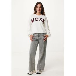 Mexx Sweatshirt in Wei&szlig; - 58% | Gr&ouml;&szlig;e M | Damen-sweatshirts-jacken