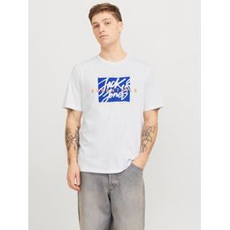 Jack & Jones Jack & Jones Shirt in Wei&szlig; - 60% | Gr&ouml;&szlig;e L | Herren-plussize