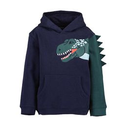 Blue Seven Hoodie in Dunkelblau/ Gr&uuml;n - 48% | Gr&ouml;&szlig;e 92 | Kinder-sweatshirts-jacken