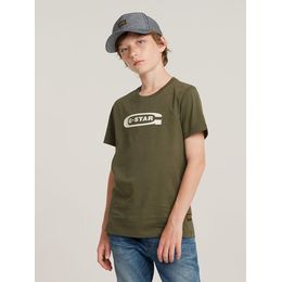 G-Star Raw G-Star Shirt in Khaki - 44% | Gr&ouml;&szlig;e 128 | Kinder-oberteile