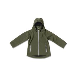 HULABALU Softshelljacke "Zulu" in Khaki - 51% | Gr&ouml;&szlig;e 158/164 | Kinder-outdoor-jacken
