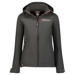 Geographical Norway Softshelljacke "Takeni" in Anthrazit - 69% | Gr&ouml;&szlig;e L | Damen-outdoorjacken