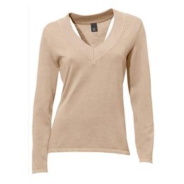 Heine Pullover in Beige - 50% | Gr&ouml;&szlig;e 44 | Damen-pullover-cardigans