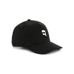 Karl Lagerfeld Kids Cap in Schwarz - 43% | Gr&ouml;&szlig;e 58 cm | Kindermuetzen