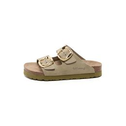 billowy Leder-Pantoletten in Beige - 56% | Gr&ouml;&szlig;e 40 | Damen-pantoletten