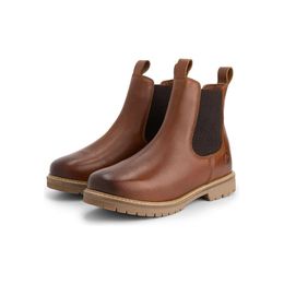 TRAVELIN' Leder-Chelsea-Boots "Ringsaker" in Hellbraun - 72% | Gr&ouml;&szlig;e 36 | Stiefeletten