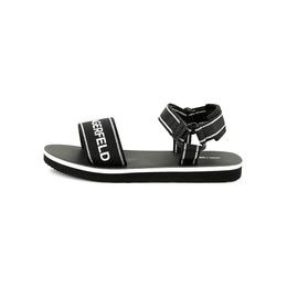Karl Lagerfeld Kids Sandalen in Schwarz/ Wei&szlig; - 53% | Gr&ouml;&szlig;e 37 | Kindersandalen