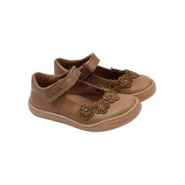 POM POM Leder-Ballerinas in Hellbraun - 38% | Gr&ouml;&szlig;e 25 | Kinderballerinas