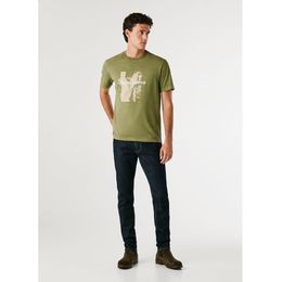Pepe Jeans Shirt in Khaki - 46% | Gr&ouml;&szlig;e M | Herren-plussize