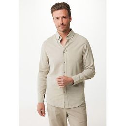 Mexx Hemd - Regular fit - in Beige - 62% | Gr&ouml;&szlig;e M | Herren-plussize