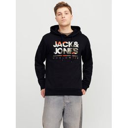 Jack & Jones Jack & Jones Hoodie "Luke" in Schwarz - 50% | Gr&ouml;&szlig;e M | Herren-sweatshirts-jacken