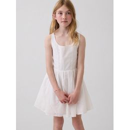 GAP Kleid in Wei&szlig; - 43% | Gr&ouml;&szlig;e 128/134 | Kinderkleider