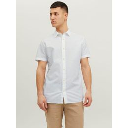 Jack & Jones Jack & Jones Hemd "Summer" in Wei&szlig; - 50% | Gr&ouml;&szlig;e L | Herren-plussize