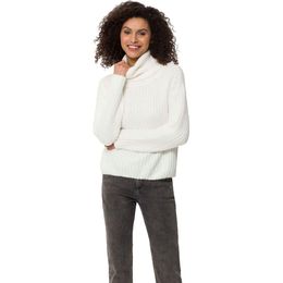 Heine Rollkragenpullover in Wei&szlig; - 66% | Gr&ouml;&szlig;e 38 | Damen-pullover-cardigans