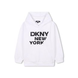 DKNY Hoodie in Wei&szlig; - 53% | Gr&ouml;&szlig;e 140 | Kinder-sweatshirts-jacken