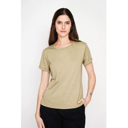 ASSUILI Shirt in Khaki - 71% | Gr&ouml;&szlig;e 38 | Damen-tops