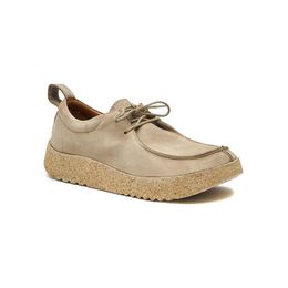 Comfortfusse Leder-Schn&uuml;rschuhe in Beige - 74% | Gr&ouml;&szlig;e 37 | Damen-schnuerschuhe